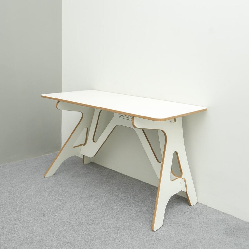 Built-in Self Assemble Study Desk | Wooden Computer Table