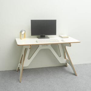 Built-in Self Assemble Study Desk | Wooden Computer Table
