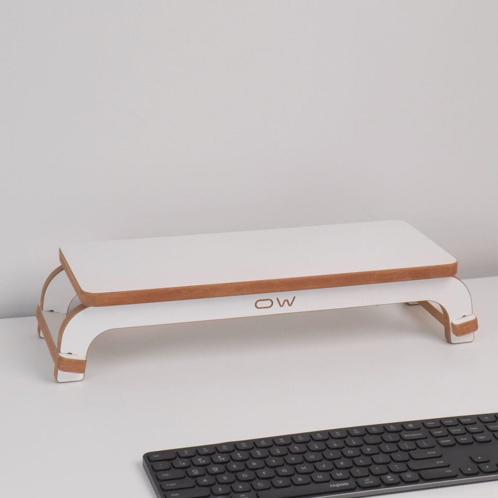 Monitor Stand | Wooden Desk Shelf - Openwood Pakistan