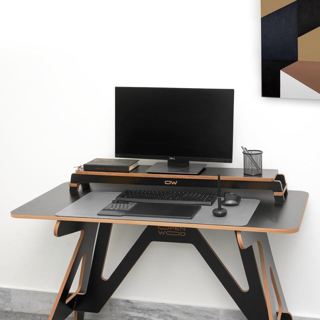 XL Monitor Stand | Wooden Shelf for Table - Openwood Pakistan