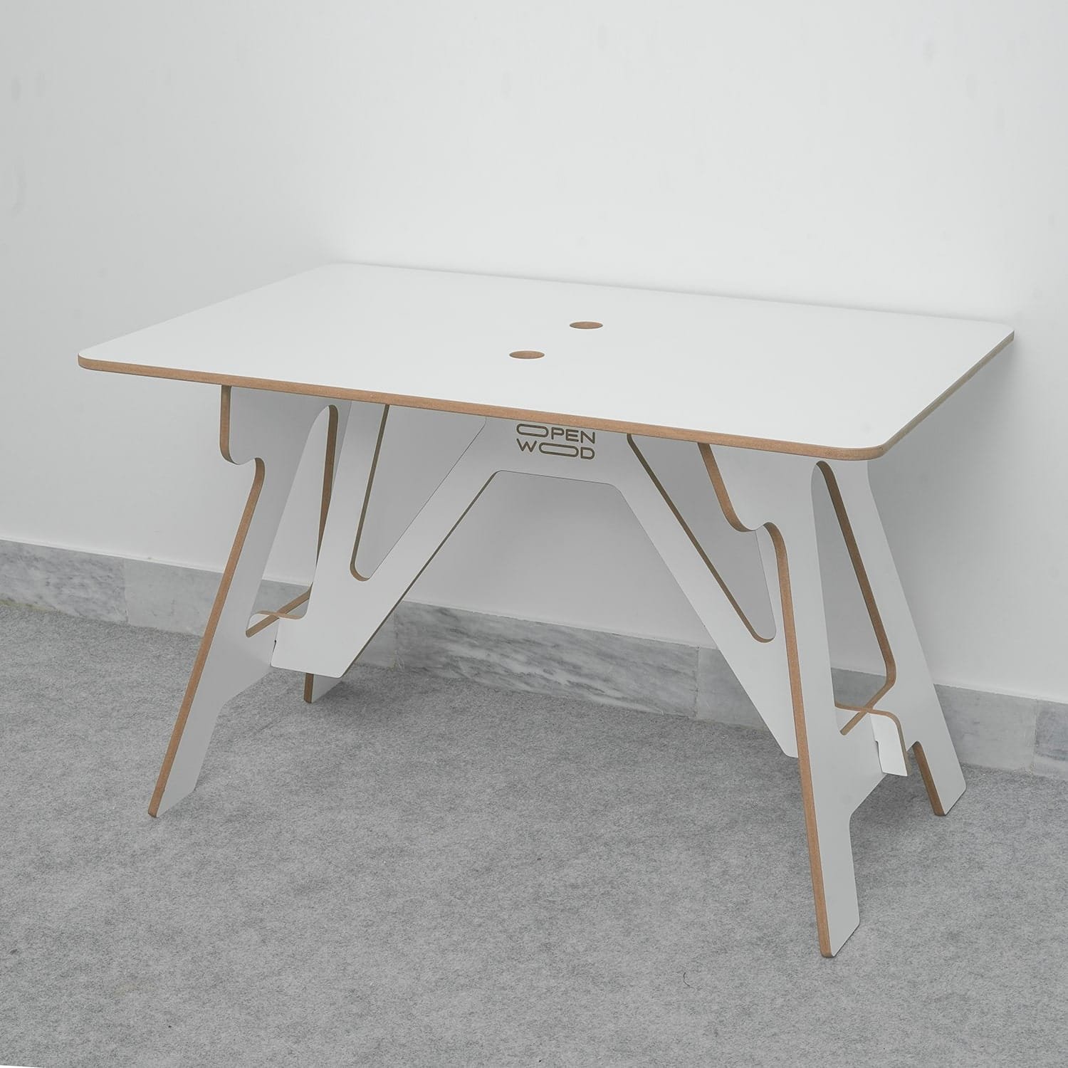 Dual Side Built-in Desk | 2 Person Computer Table Workstation ...