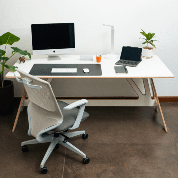XL Built-In Desk For Macbook With Laptop Stand